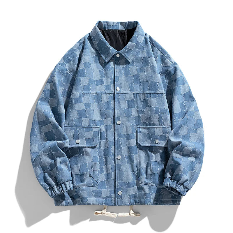 Carter Checkered Denim Jacket